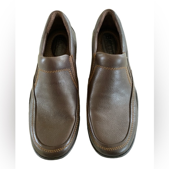 Born | Shoes | Born Mens Brown Leather Slipon Loafers H3735 Size 1 Wide ...